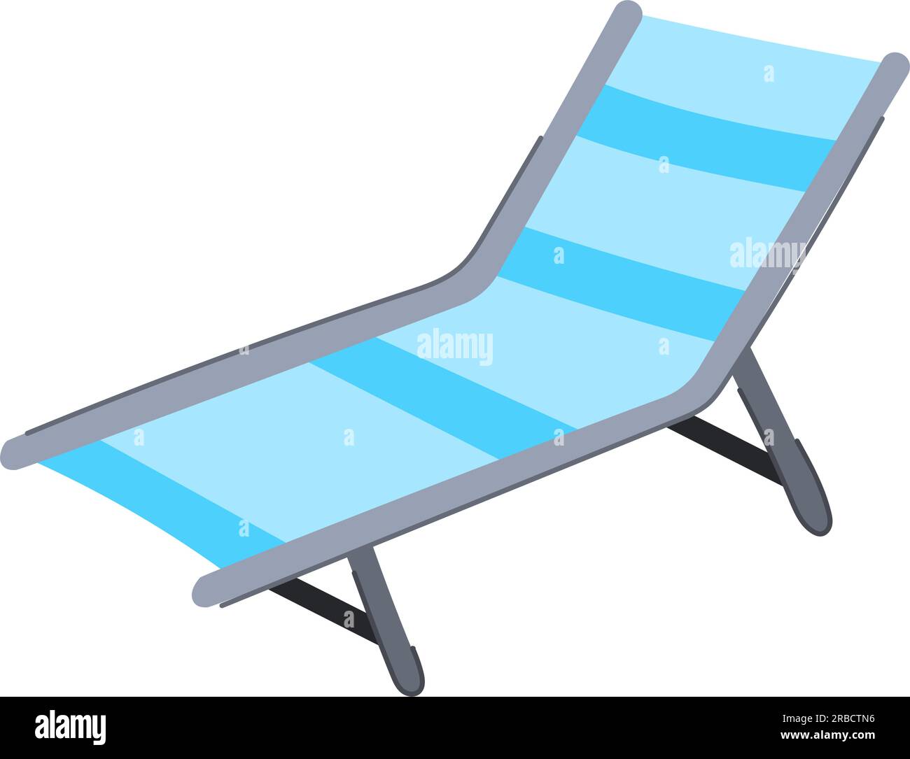 collapsible camping cot cartoon vector illustration Stock Vector Image ...