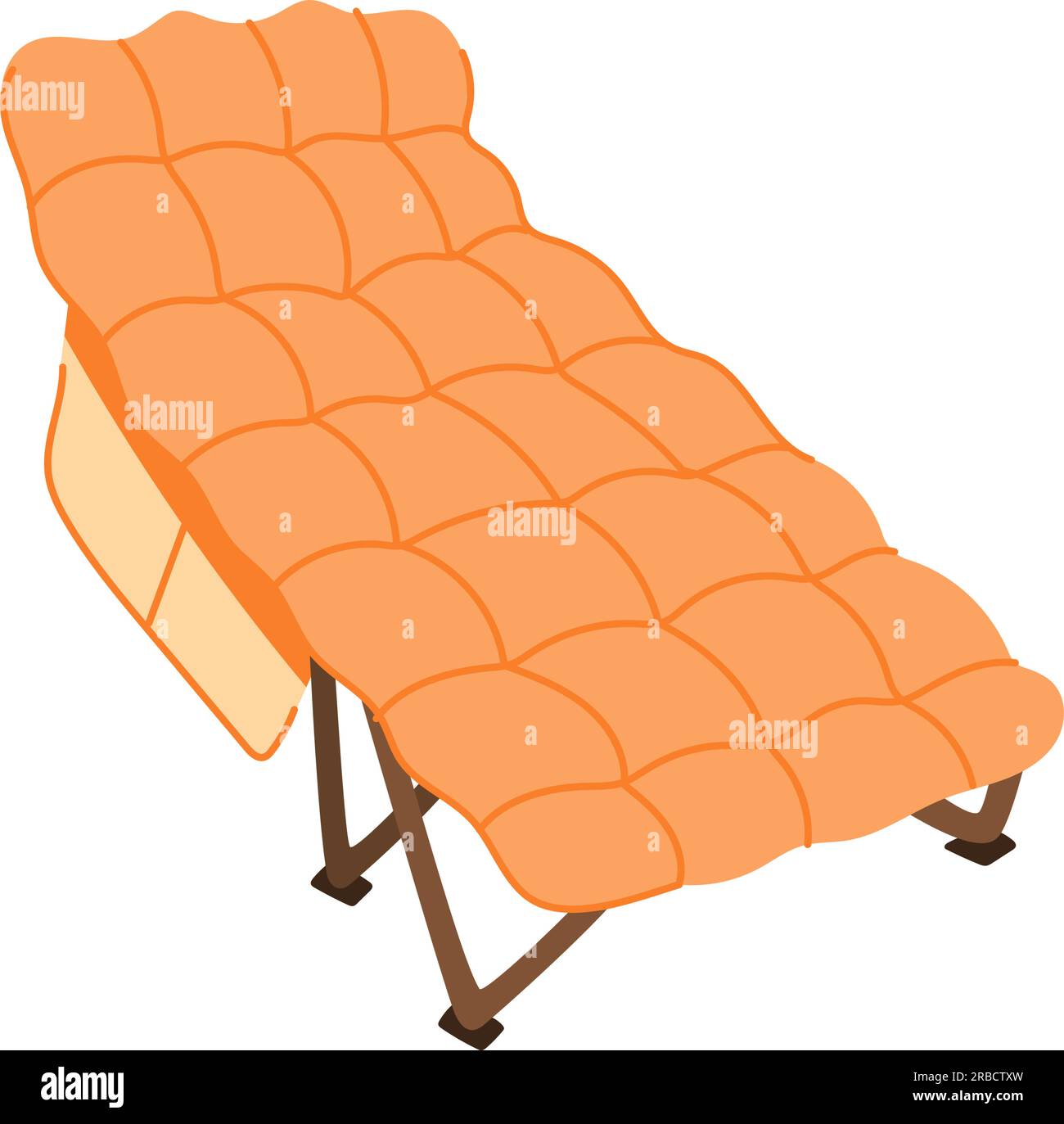 nobody camping cot cartoon vector illustration Stock Vector Image & Art ...