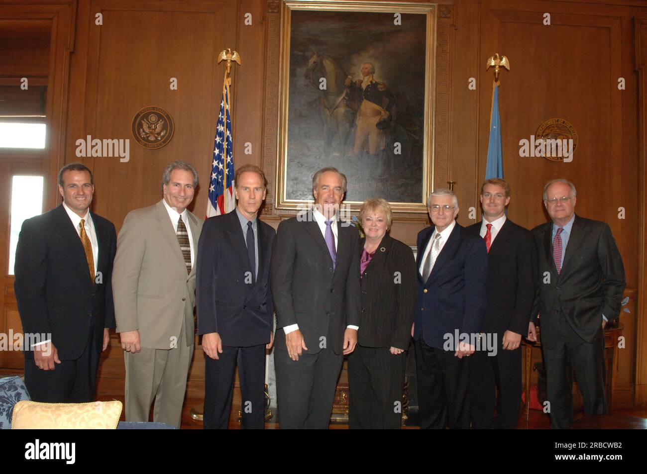 Secretary Dirk Kempthorne meeting at Main Interior with delegation from ...