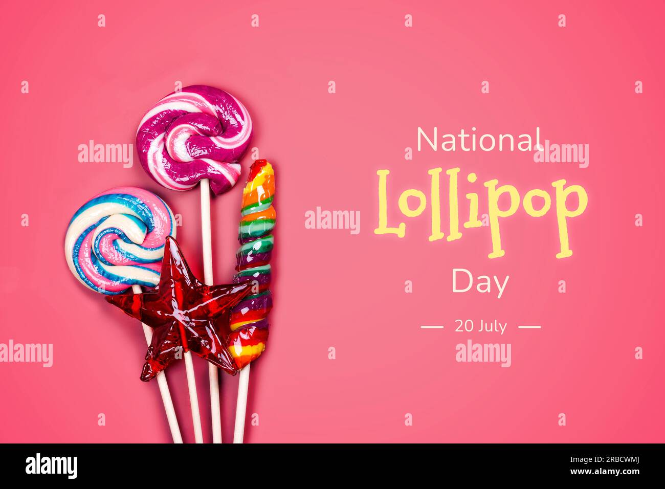 National lollipop day hi-res stock photography and images - Alamy