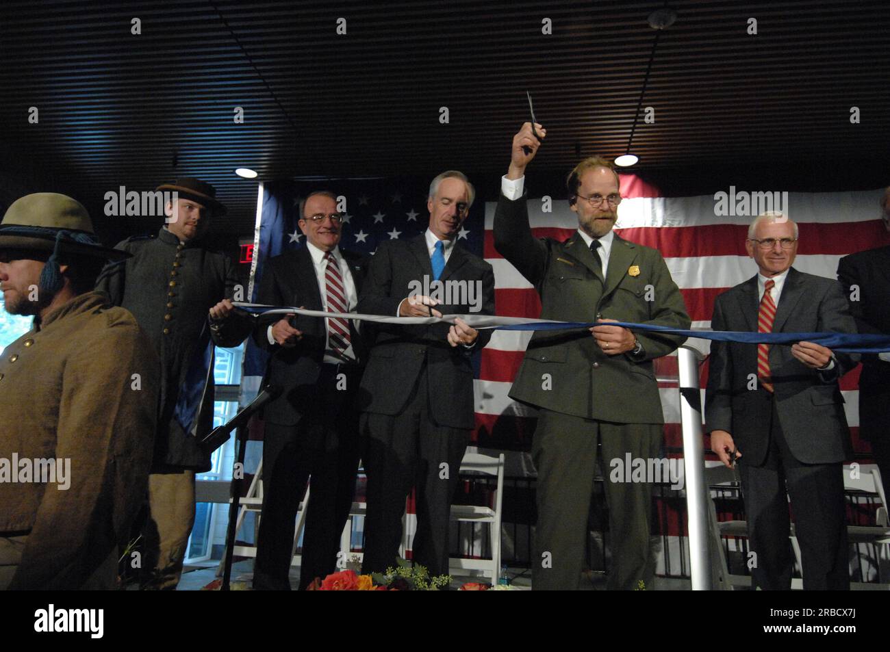 Opening ceremony unveiling the new Museum and Visitor Center at ...