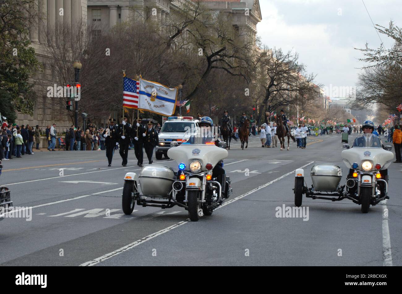 Annual St. Patrick's Day Parade along Constitution Avenue, Washington ...