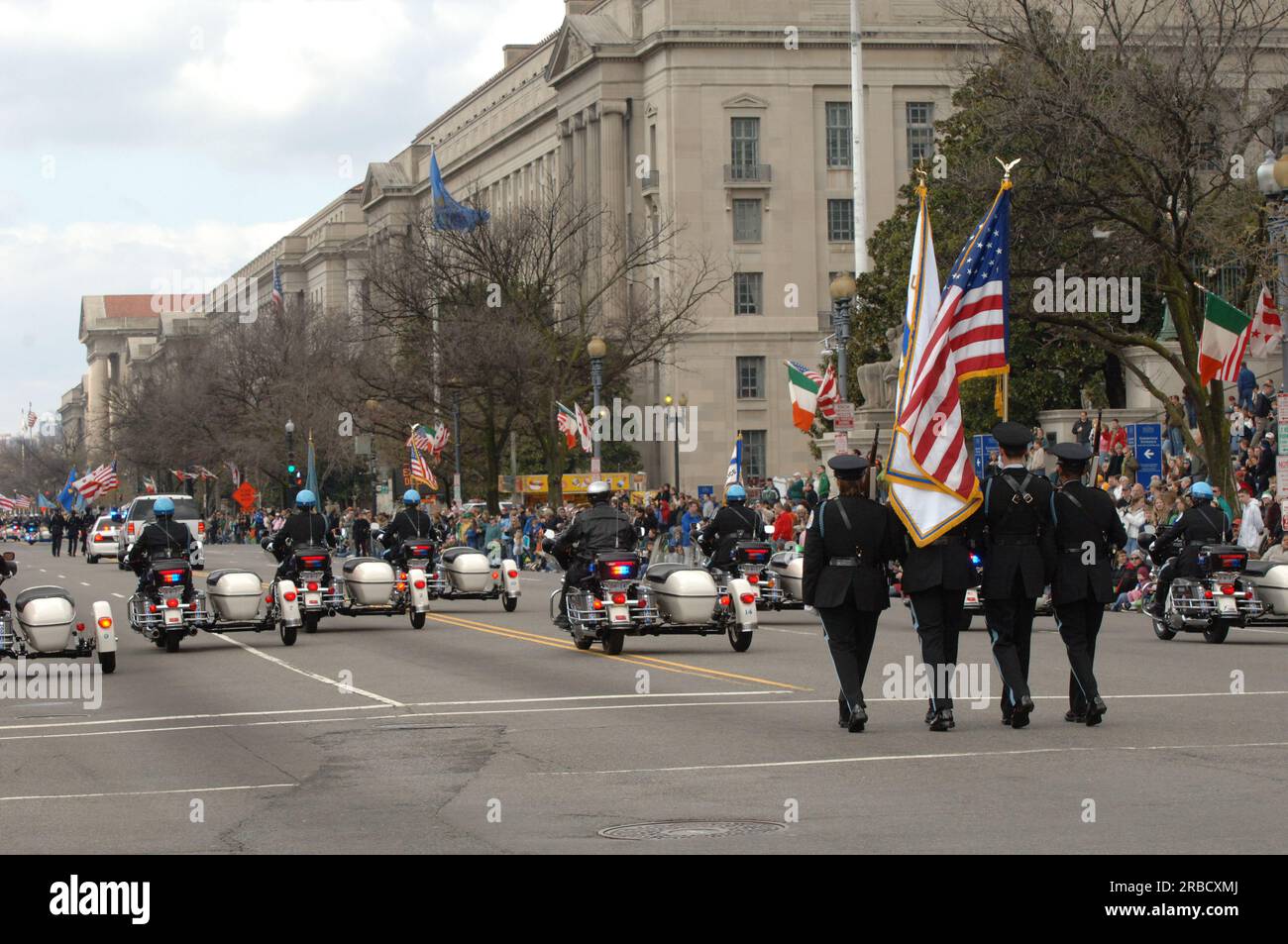 Annual St. Patrick's Day Parade along Constitution Avenue, Washington ...
