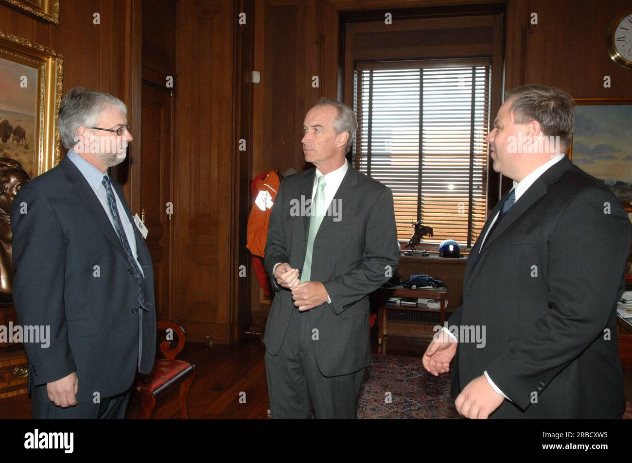 Secretary Dirk Kempthorne, Solicitor David Bernhardt meeting at Main ...