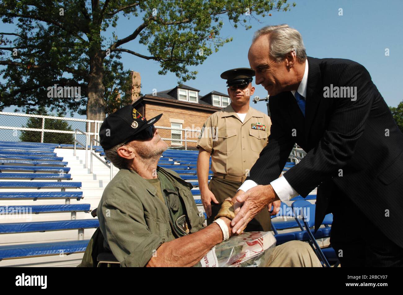 Visit of Secretary Dirk Kempthorne to the Marine Barracks, Washington ...