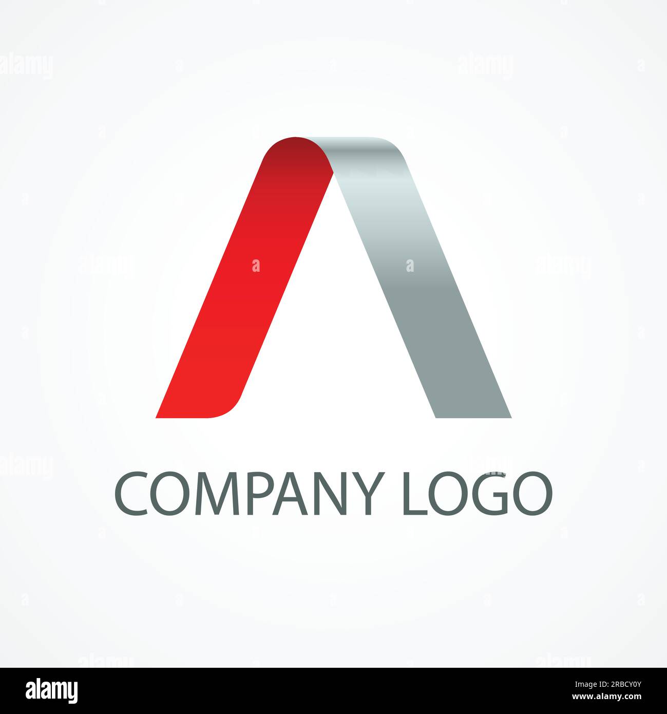 Modern vector logo, ribbon font letter A Stock Vector Image & Art - Alamy