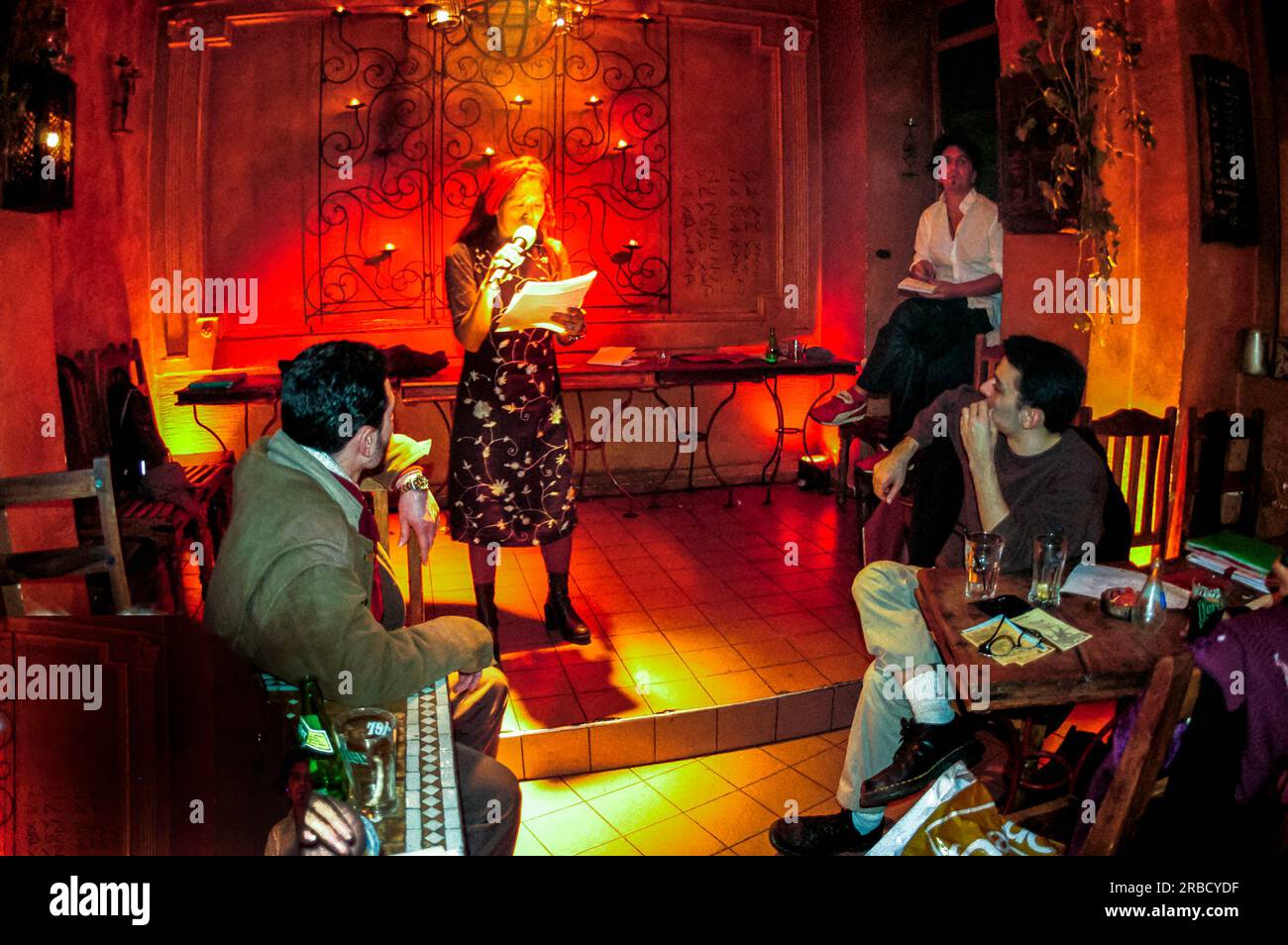 Paris, France, Crowd People Sharing Drinks in Parisian Bar, Cafe ...