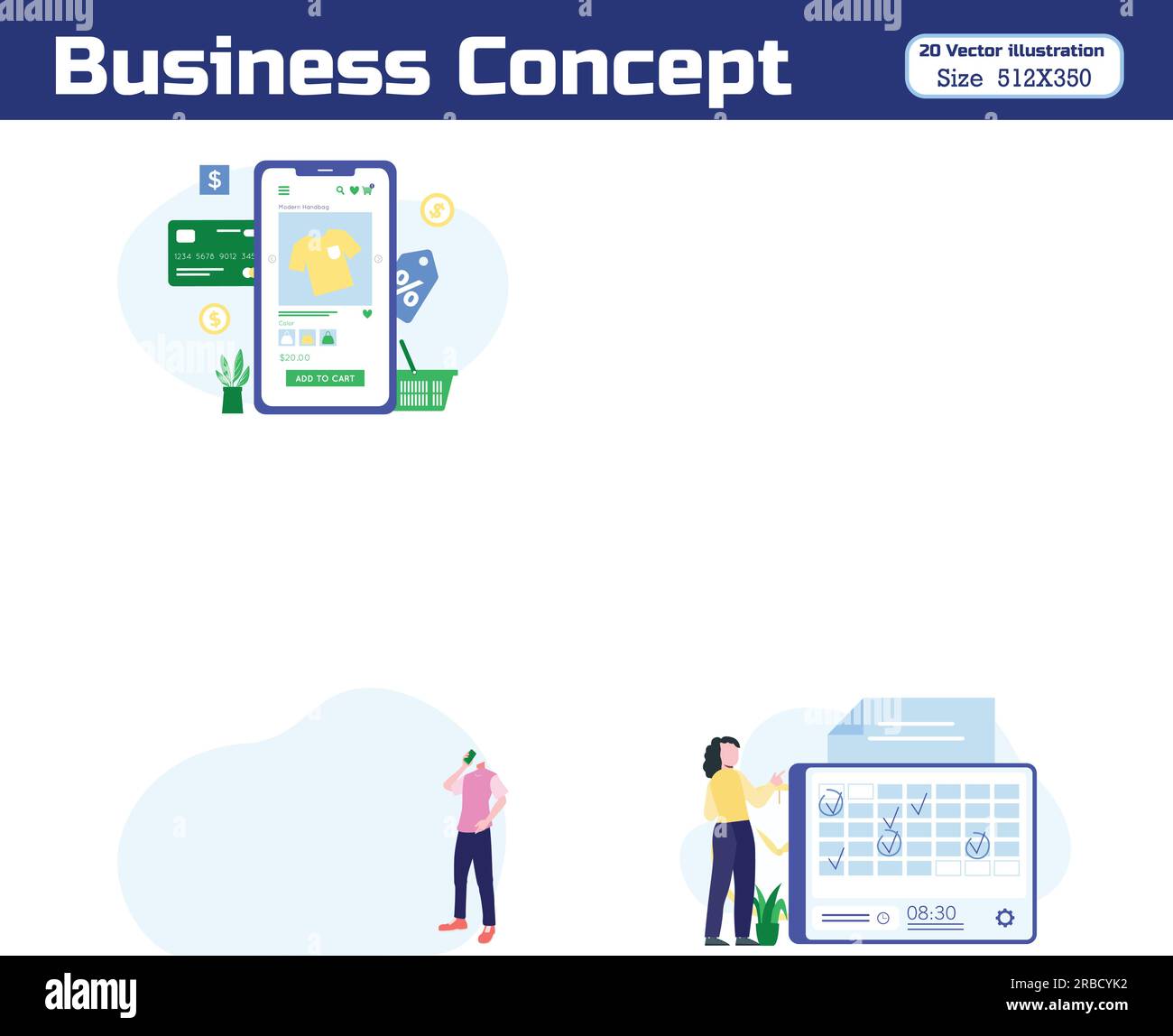 Business Concept illustration Stock Vector Image & Art - Alamy