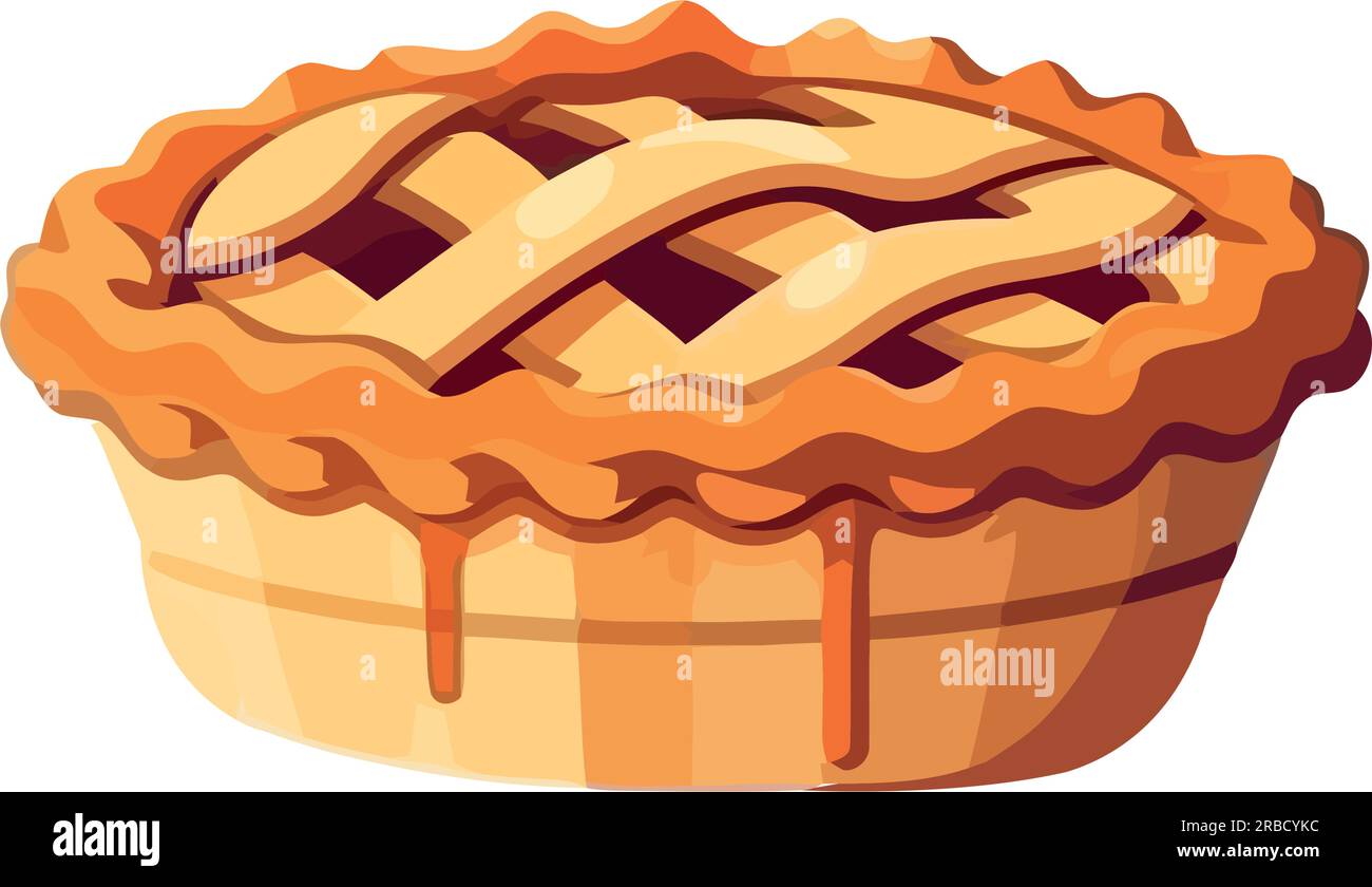 Baked pastry sweet pie icon design Stock Vector Image & Art - Alamy