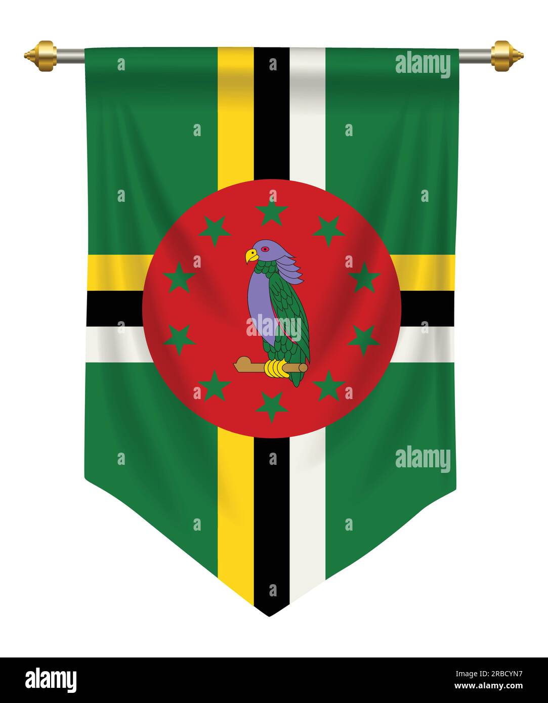 Dominica emblem vector Stock Vector Images - Alamy