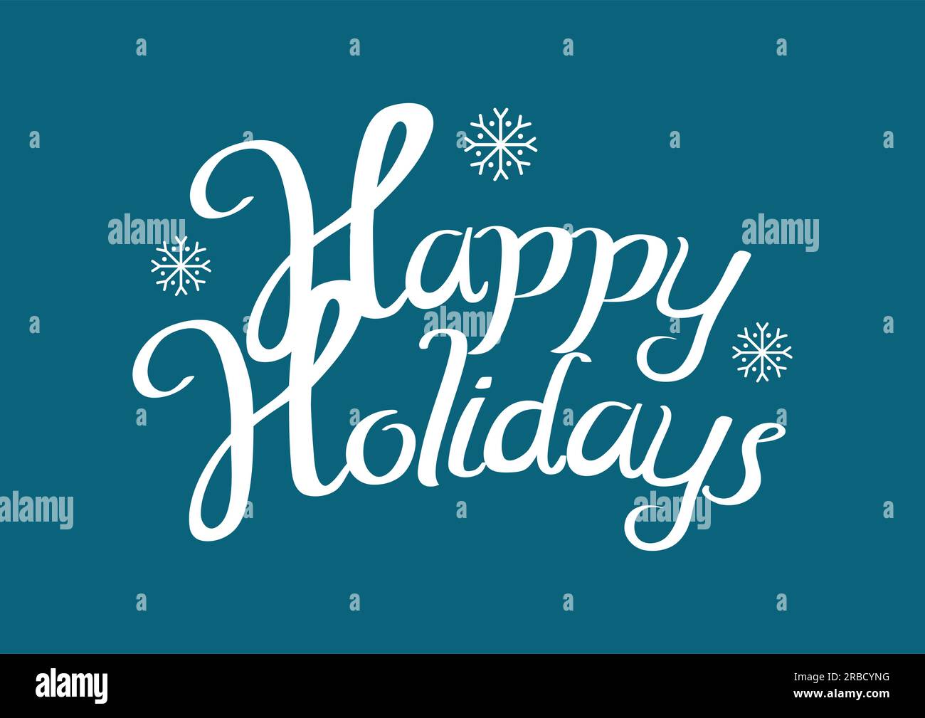 Happy holidays text for holiday theme and background Stock Vector Image ...