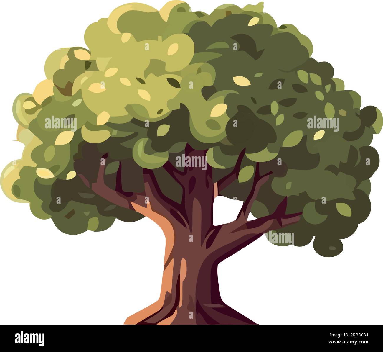 Green leaves symbolize growth in nature backdrop Stock Vector Image & Art - Alamy