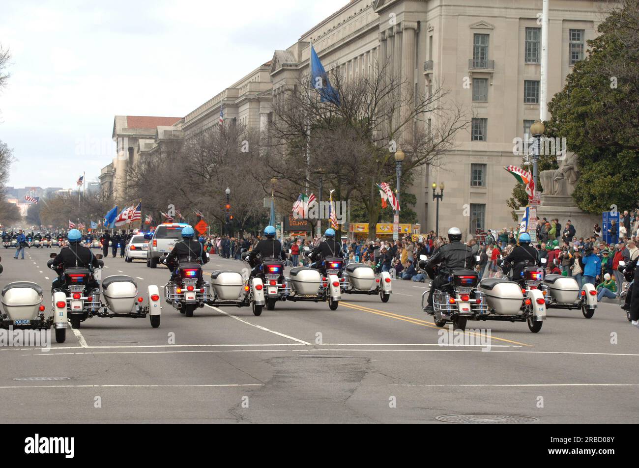 Annual St. Patrick's Day Parade along Constitution Avenue, Washington ...