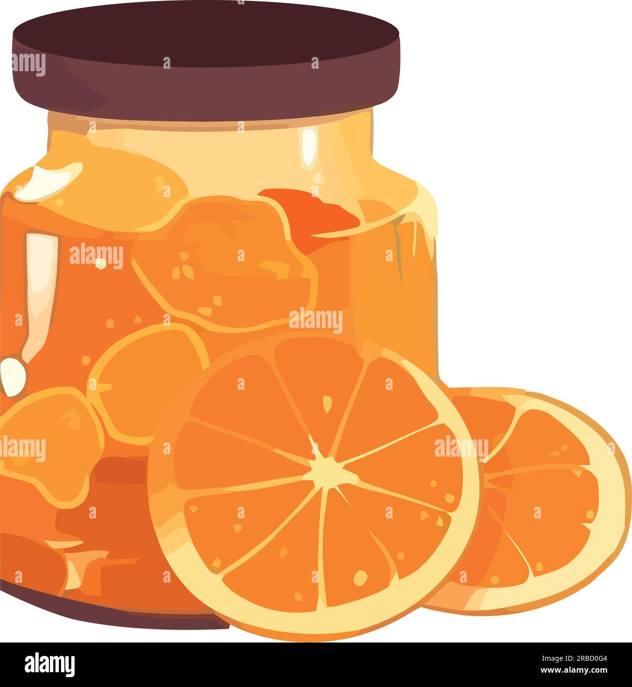 Fresh organic fruit in a jar illustration Stock Vector Image & Art - Alamy