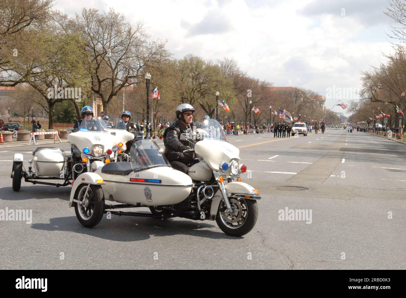 Annual St. Patrick's Day Parade along Constitution Avenue, Washington ...