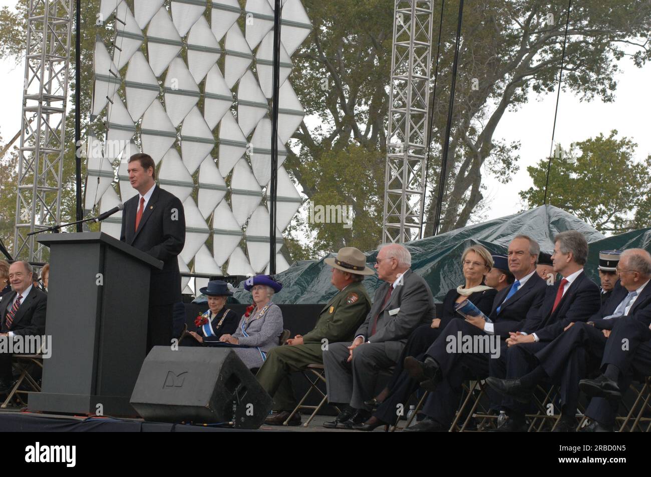 Visit of Secretary Dirk Kempthorne to Yorktown, Virginia to deliver the ...