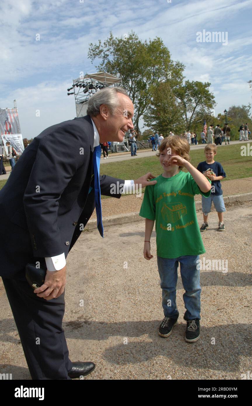 Visit of Secretary Dirk Kempthorne to Yorktown, Virginia to deliver the ...