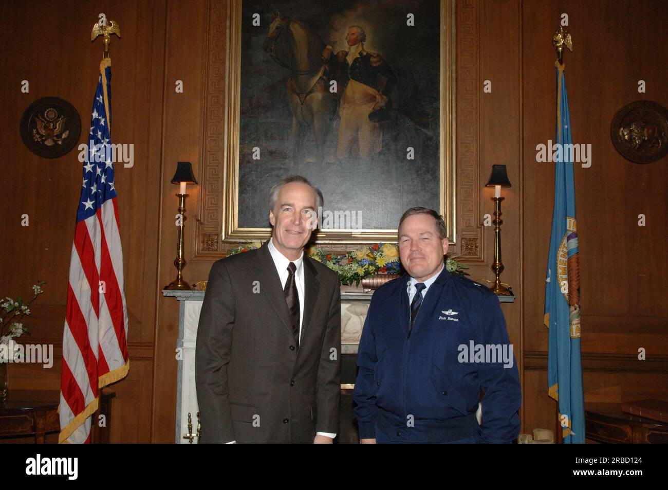 Secretary Dirk Kempthorne receiving visit at Main Interior from ...