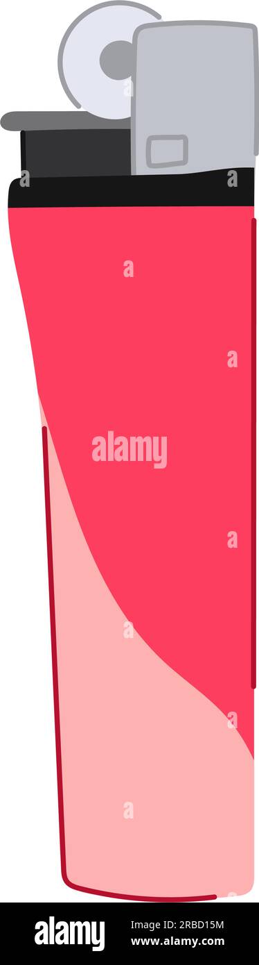 object lighter fire cartoon vector illustration Stock Vector Image & Art - Alamy