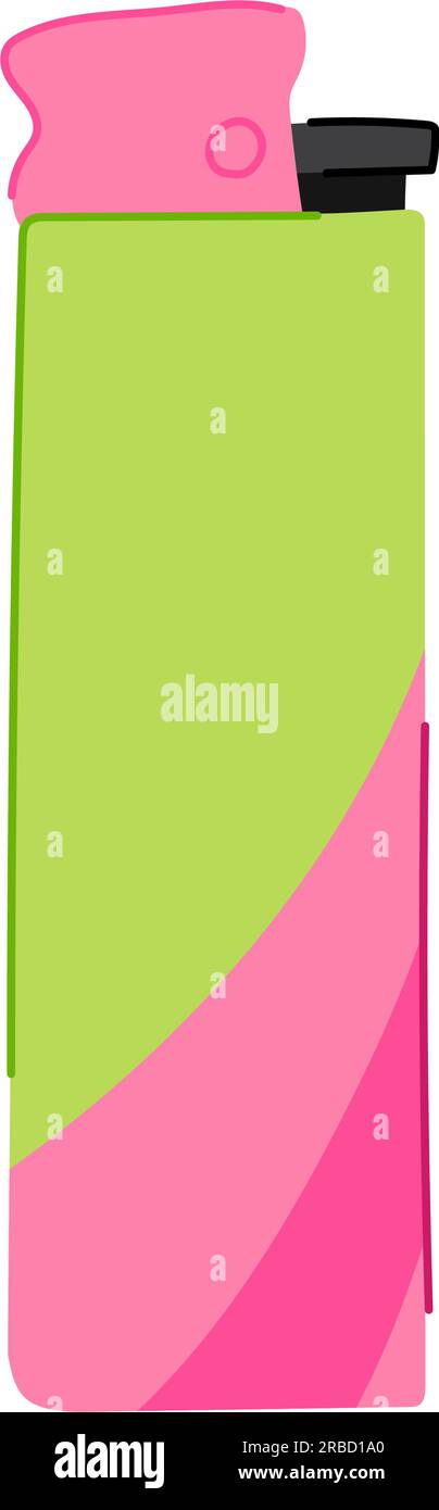 light lighter fire cartoon vector illustration Stock Vector Image & Art ...