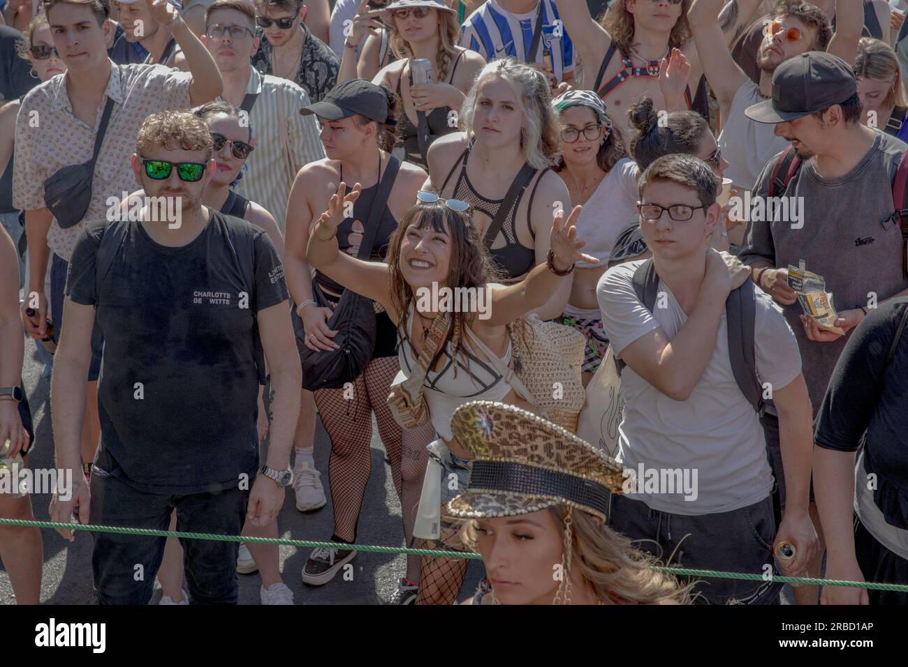 Berlin, Germany. 08th July, 2023. On July 8, 2023, around 200,000 ...