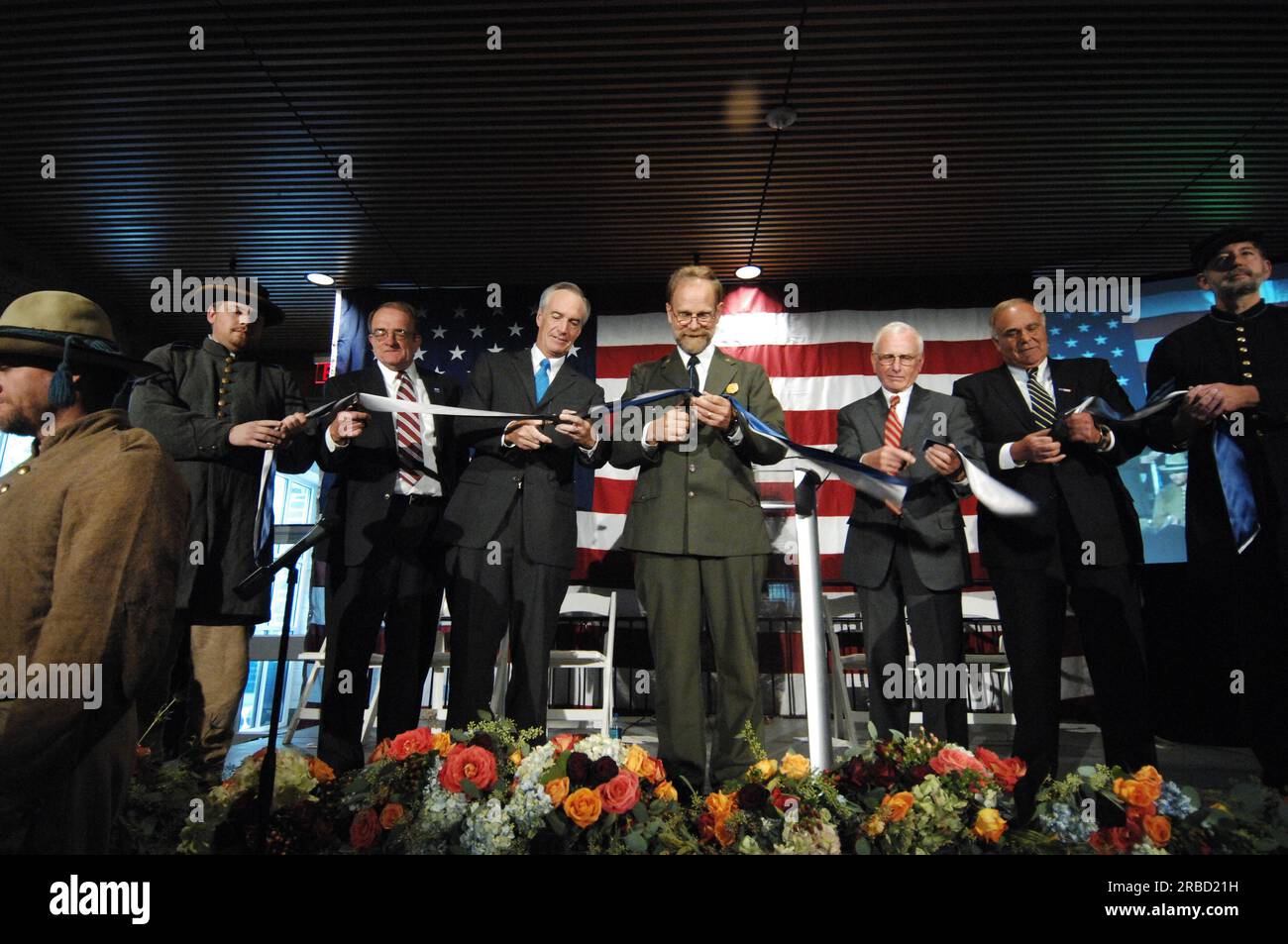 Opening ceremony unveiling the new Museum and Visitor Center at ...