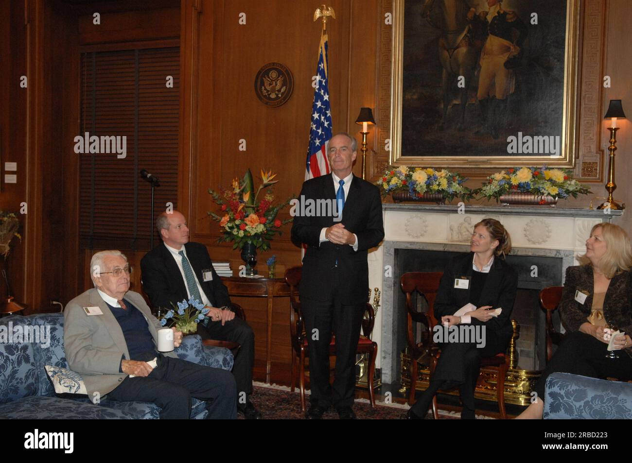Secretary Dirk Kempthorne meeting at Main Interior with delegation from ...
