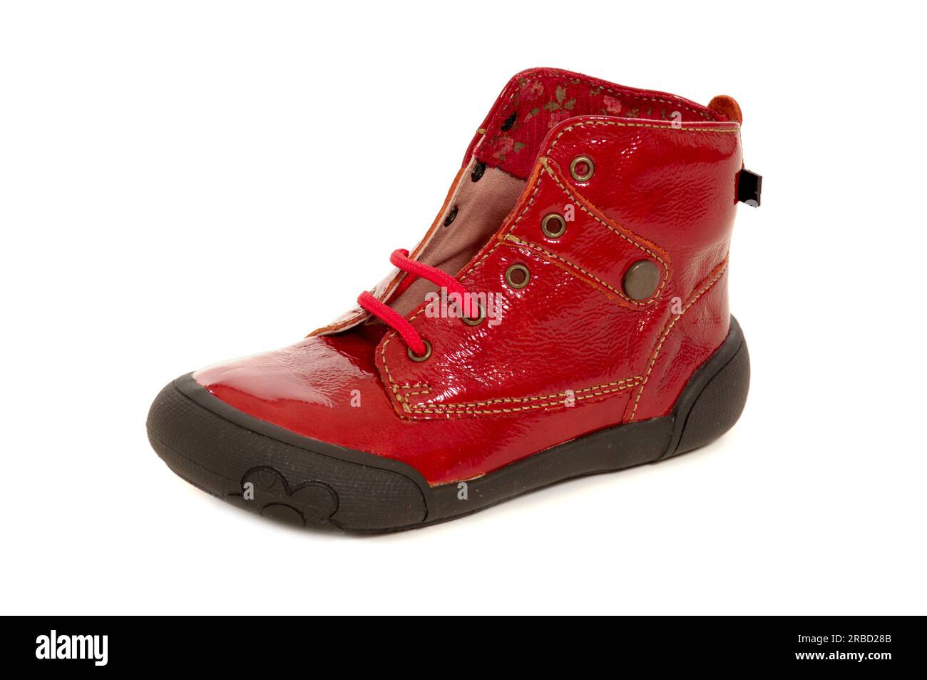 A red shoe. Taken on a clean white background Stock Photo - Alamy