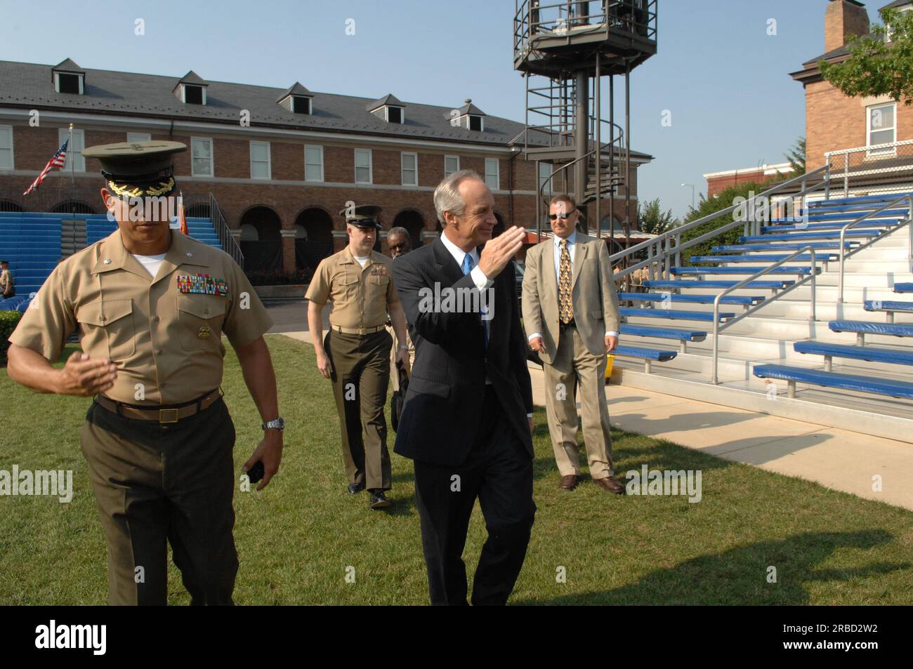 Visit of Secretary Dirk Kempthorne to the Marine Barracks, Washington ...