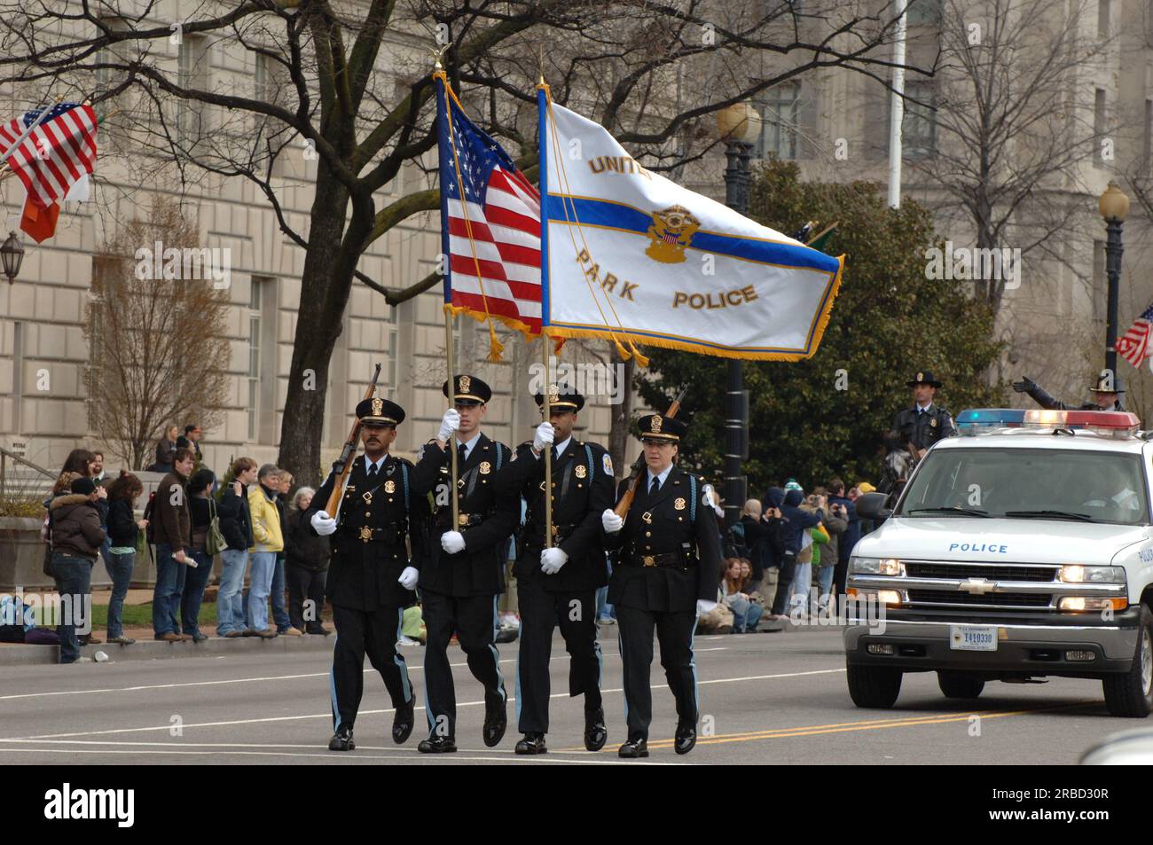 U.S. Park Police Honor Guard, on hand for annual St. Patrick's Day ...