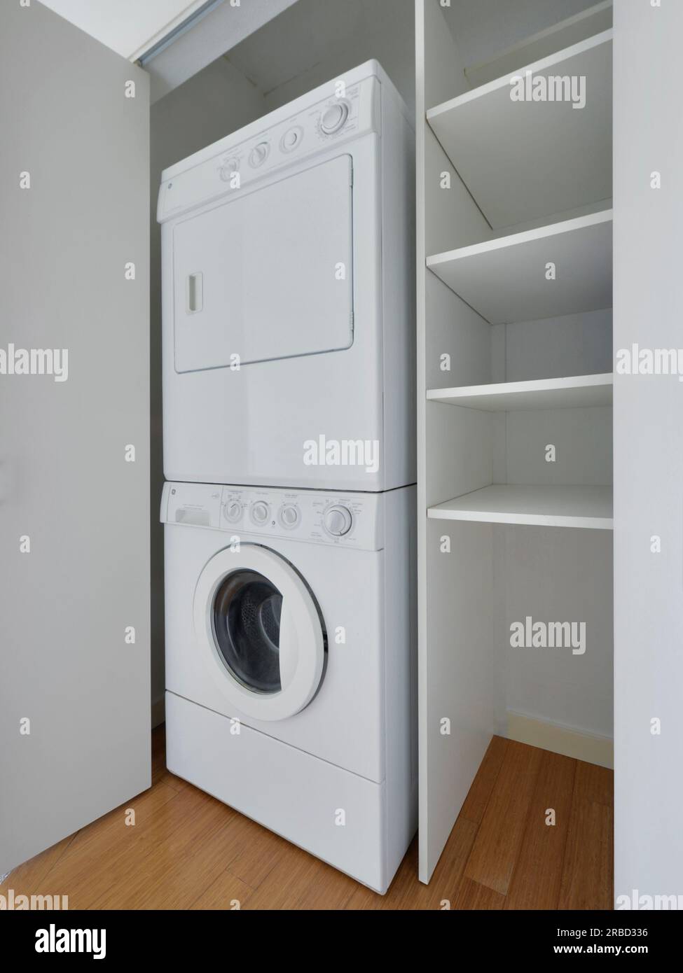 Modern residential laundry room interior Stock Photo - Alamy