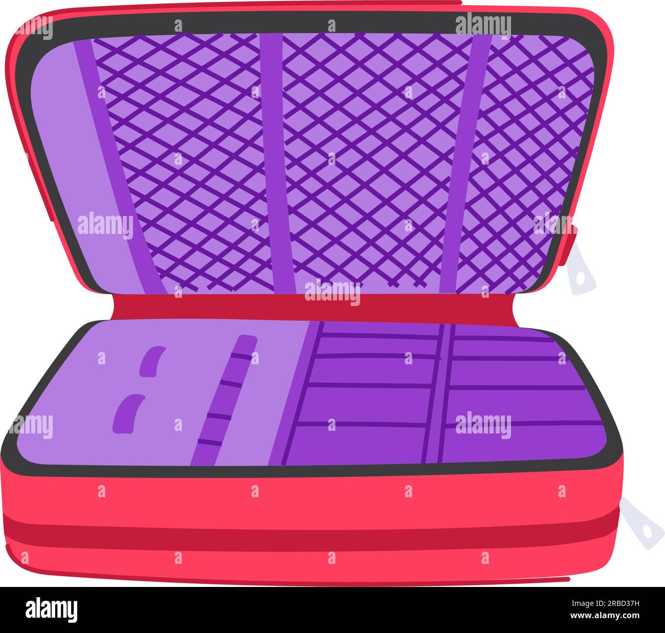 school pencil case cartoon vector illustration Stock Vector Image & Art ...