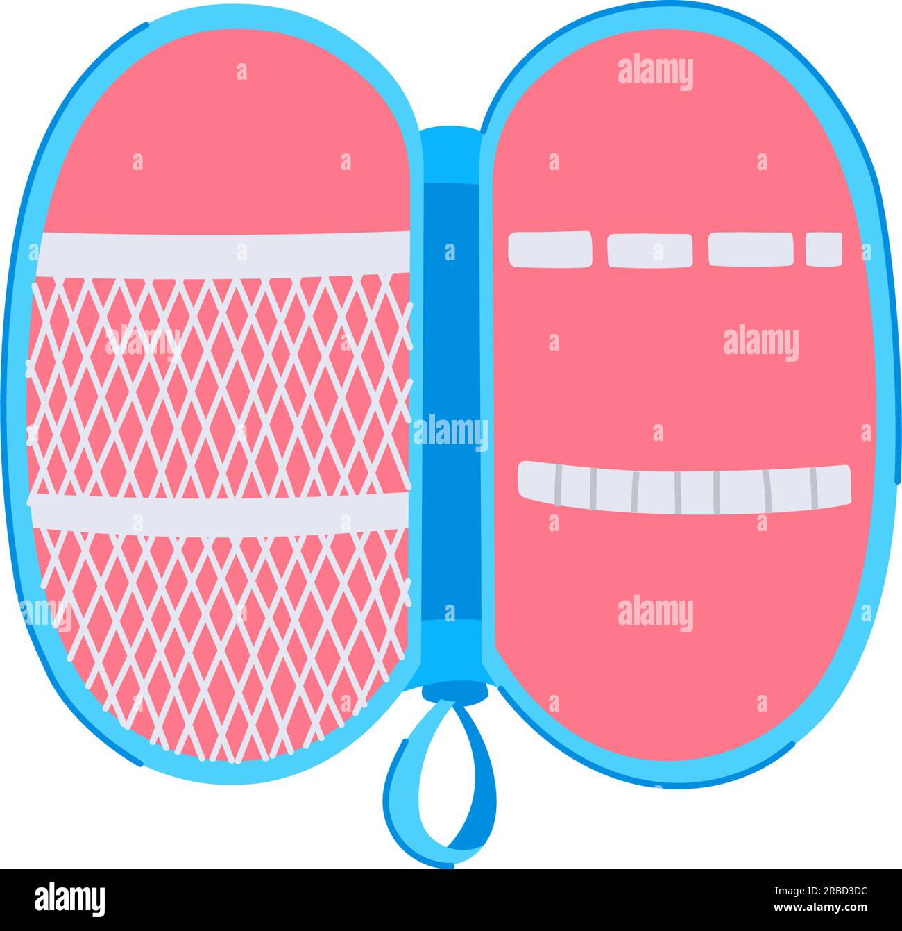 ruler pencil case cartoon vector illustration Stock Vector Image & Art ...