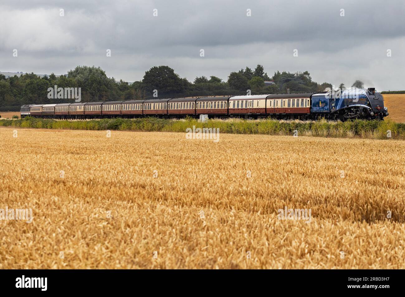 LNER Class A4 4498 (60007) Sir Nigel Gresley steam train pictured ...