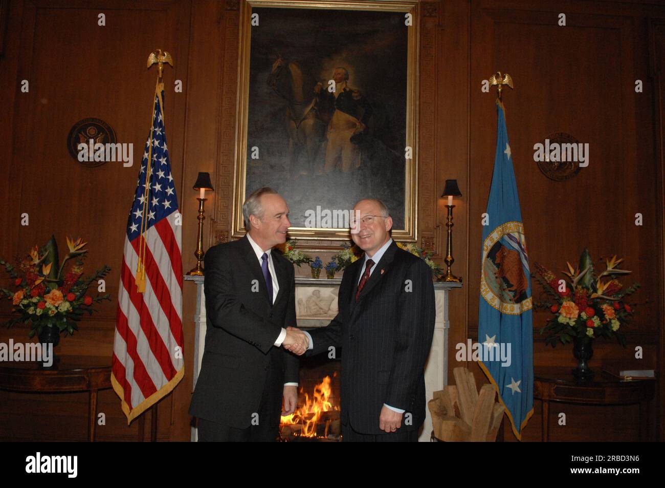 Secretary Dirk Kempthorne meeting at Main Interior with Colorado ...