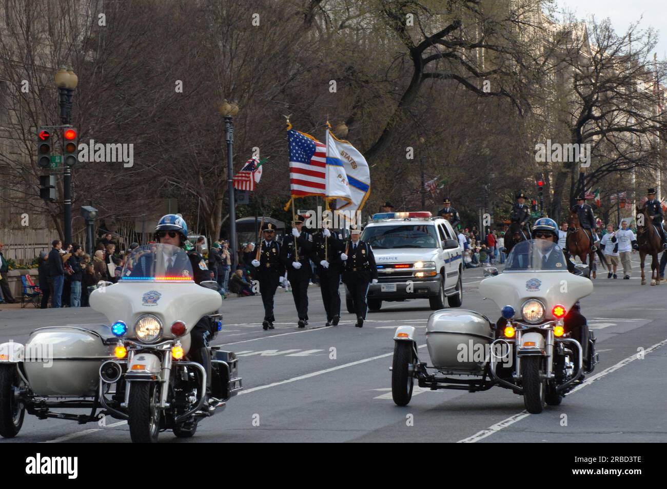 Annual St. Patrick's Day Parade along Constitution Avenue, Washington ...