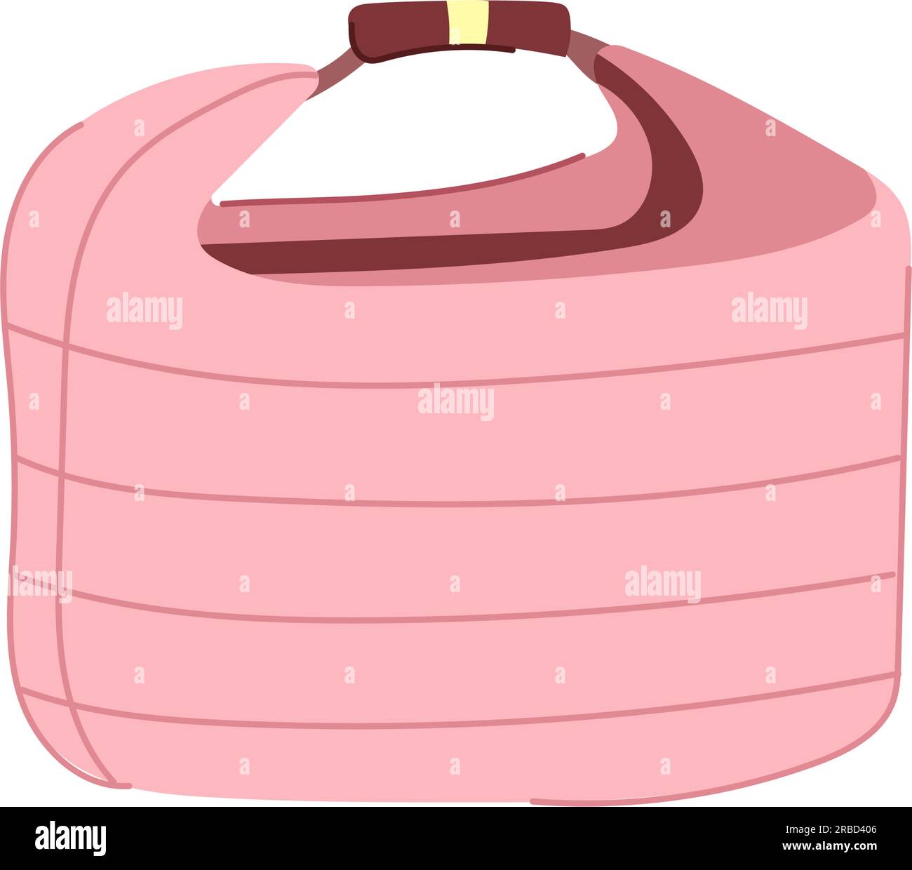 meal picnic basket cartoon vector illustration Stock Vector Image & Art ...