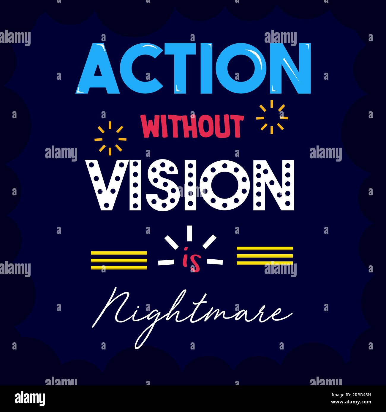 action without vision is nightmare inspirational quotes motivation ...