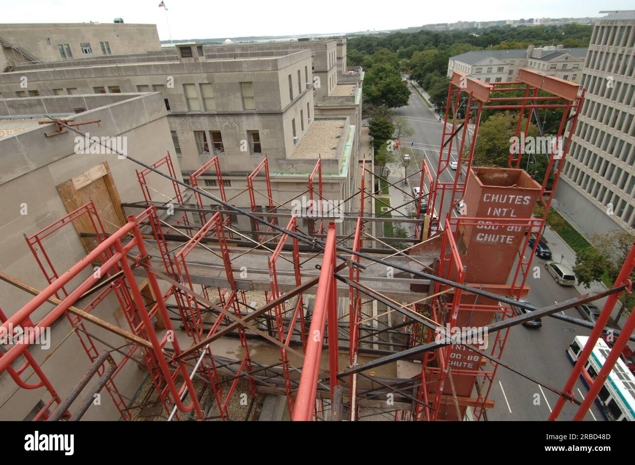 Main Interior Building: views from interior, exterior renovation ...