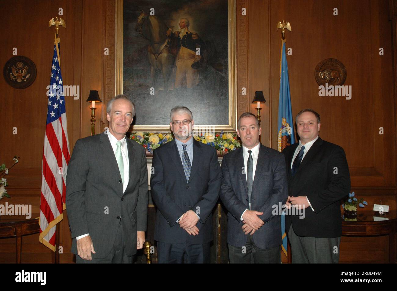 Secretary Dirk Kempthorne, Solicitor David Bernhardt meeting at Main ...