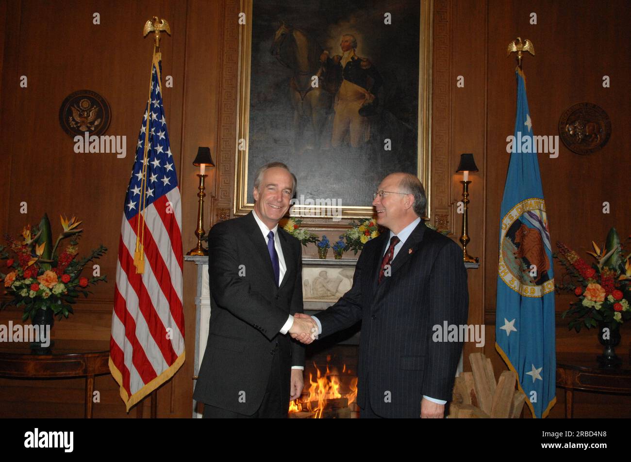 Secretary Dirk Kempthorne meeting at Main Interior with Colorado ...