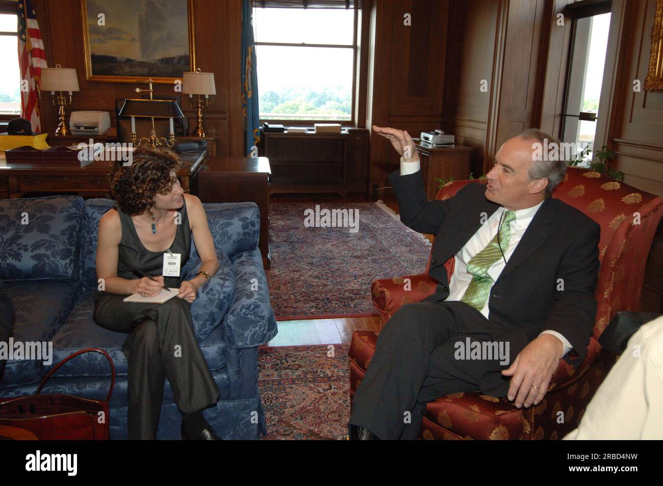 First official day at the Department of the Interior: Secretary Dirk ...