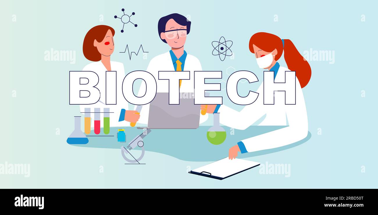 biotech bio technology research teamwork chemistry microbiology medical health pharmacy ...