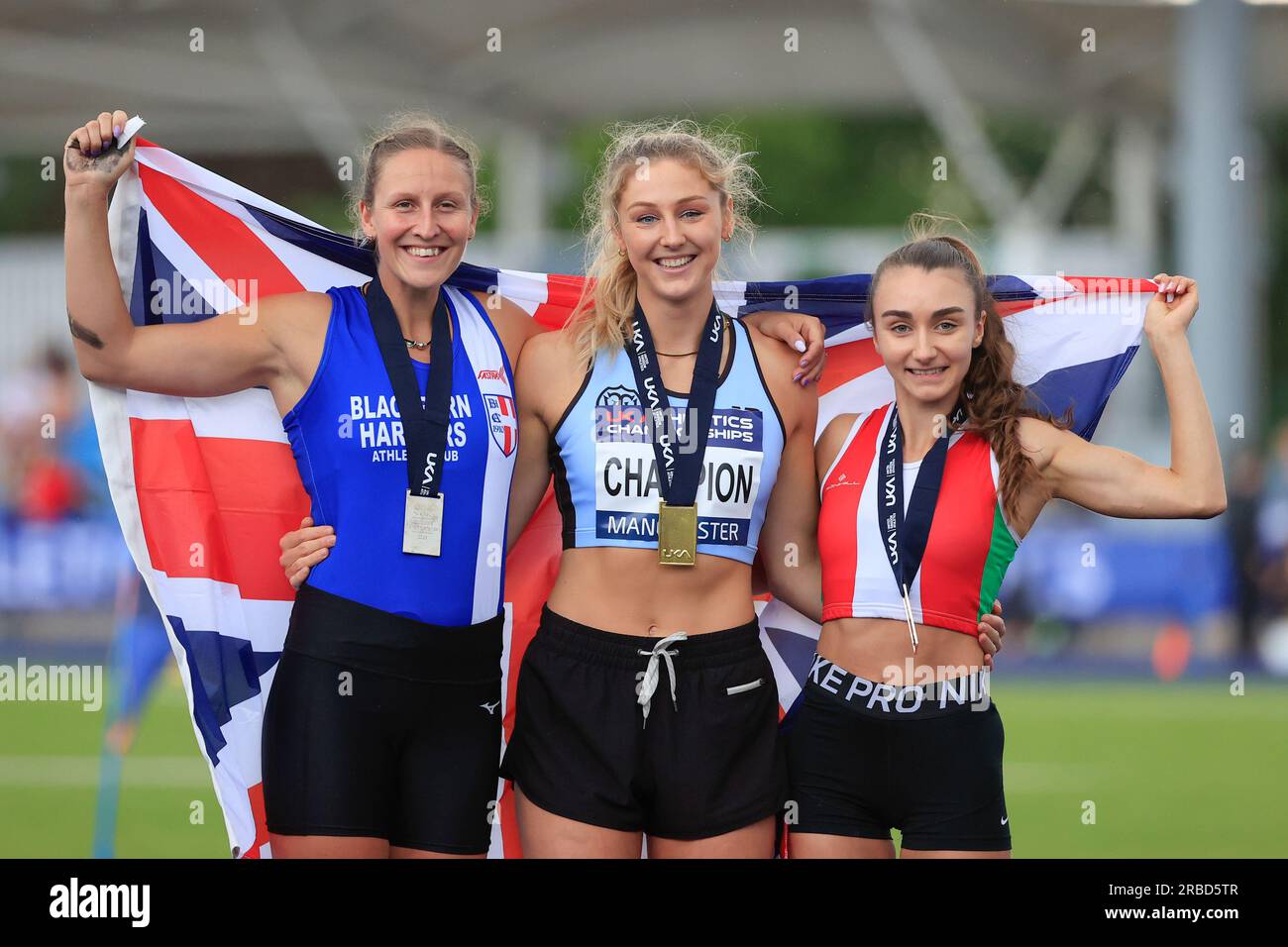 Molly Caudery Holly Bradshaw And Felicia Miloro On The Medal Podium