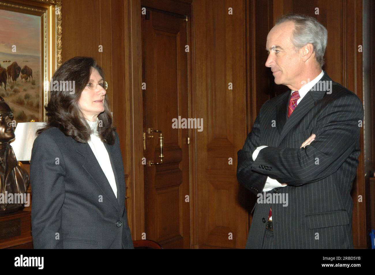 Secretary Dirk Kempthorne at Main Interior with Policy, Management, and ...