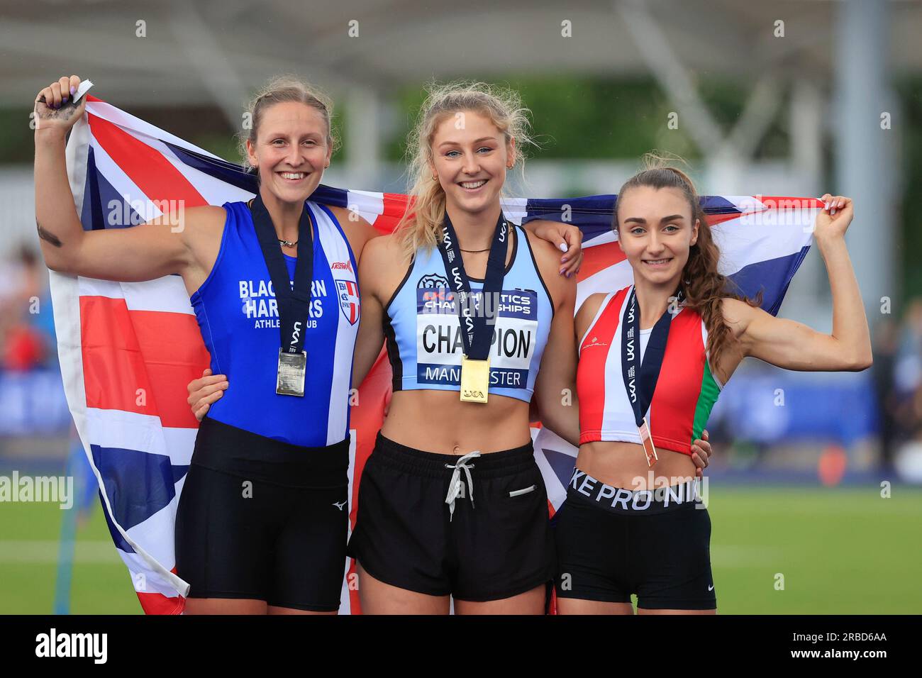 during the UK Athletics Championships at Manchester Regional Arena ...