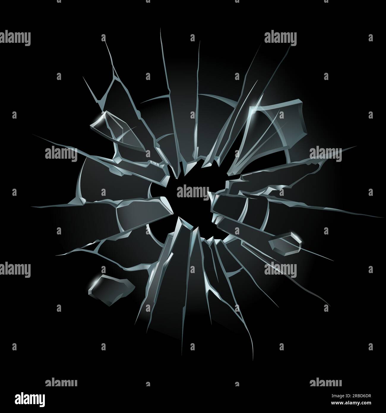 Burst windows Stock Vector Images - Alamy