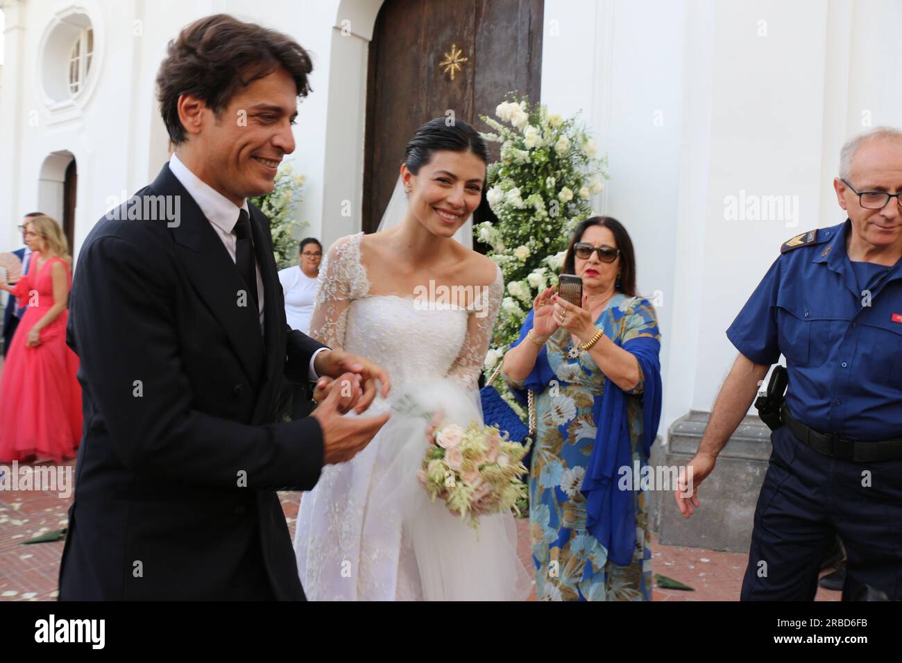Matrimonio di Alessandra Mastronardi e Gianpaolo Sannino ad Anacapri ...