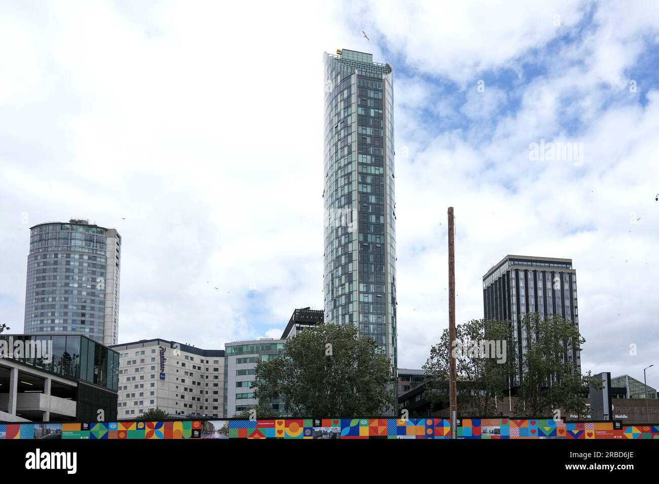 Modern high-rise buildings in Liverpool Stock Photo - Alamy