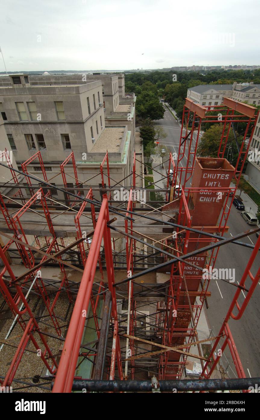 Main Interior Building: views from interior, exterior renovation ...